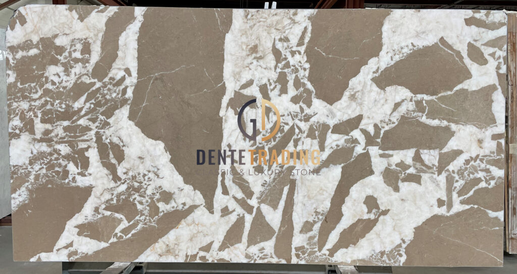 GRAND BEIGE #10729 2CM POLISHED 117"± X 60"± - Dente Trading