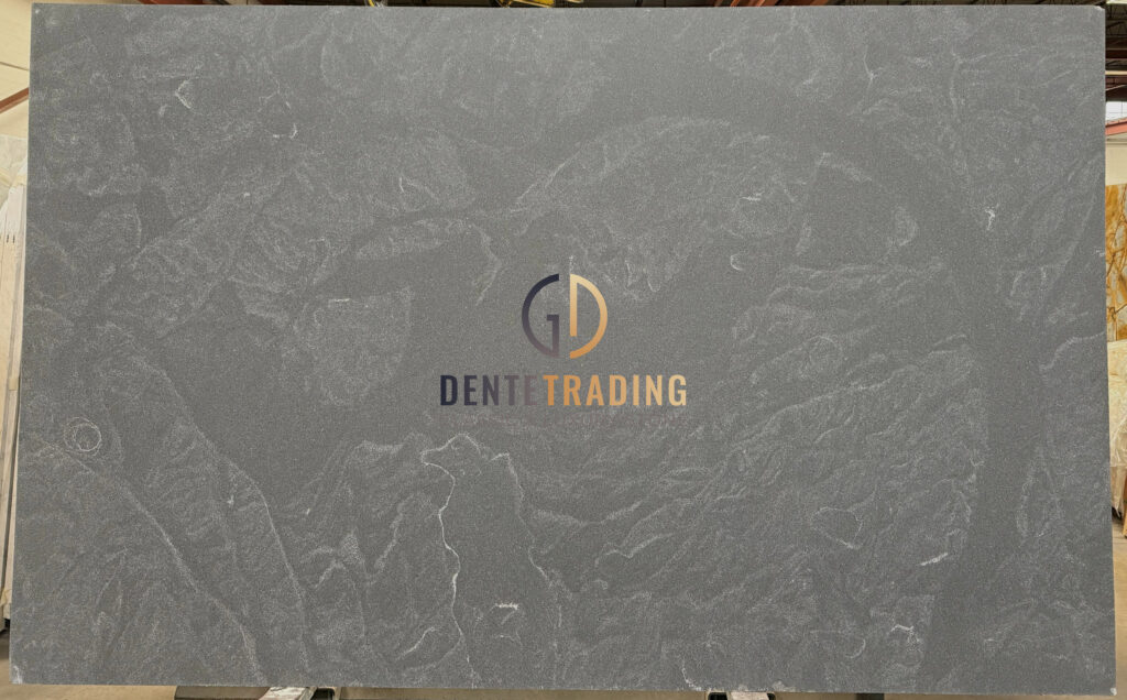 JET MIST #10867 5CM DUAL FINISH-HONED/LEATHER 124"± X 78"± - Dente Trading